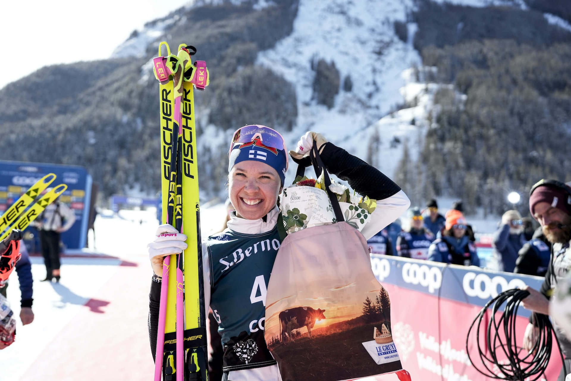 Kerttu Niskanen oli tänään kolmas Cognessa - Maastohiihto.com